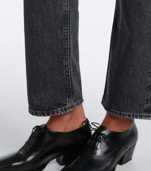 AGOLDE Lana Straight Jeans - Grey