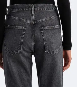AGOLDE Lana Straight Jeans - Grey