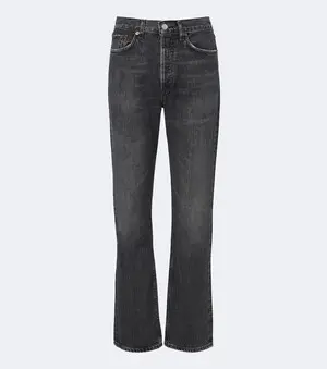AGOLDE Lana Straight Jeans - Grey