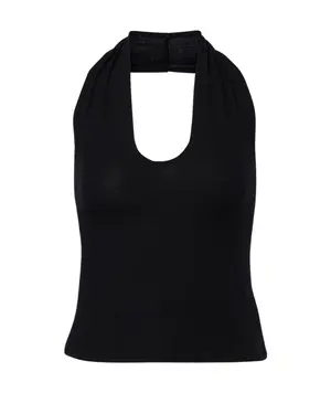 LESET Lauren Halterneck Jersey Top