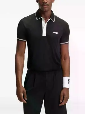 BOSS Short-sleeved Polo Shirt - Black