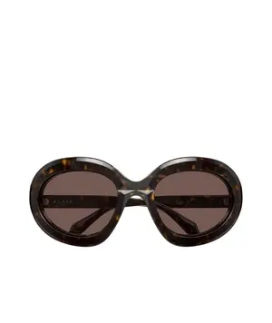 Alaïa Butterfly-Frame Sunglasses Brown