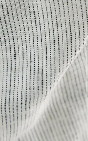 DEIJI STUDIOS Close Striped Linen Halter Top - White