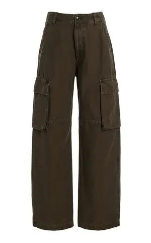 Citizens Of Humanity Esme Cotton Cargo Trousers - Green