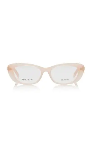 Givenchy City Cat-eye Acetate Glasses - Pink