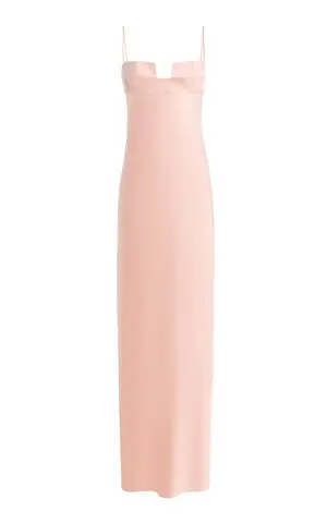 Bevza Satin Maxi Dress