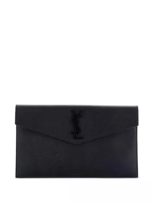 Saint Laurent Uptown Pouch Leather Clutch Bag