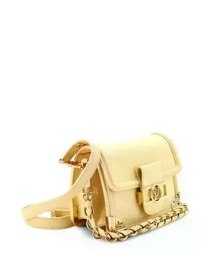 LOUIS VUITTON Dauphine Mini Shoulder Bag Embossed - Yellow