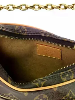 LOUIS VUITTON Loop Handbag Monogram Canvas Hobo Bag - Brown