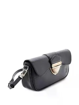 LOUIS VUITTON Montaigne Epi Leather Clutch Bag - Black