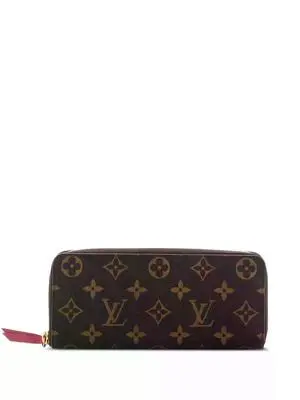 LOUIS VUITTON Clemence Wallet Monogram Canvas Small Wallets - Brown