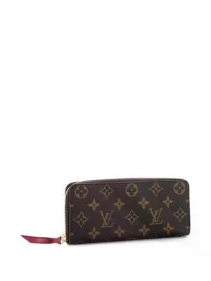 LOUIS VUITTON Clemence Wallet Monogram Canvas Small Wallets - Brown