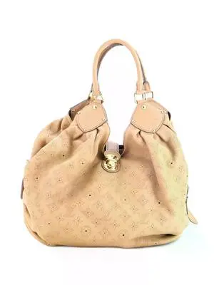 LOUIS VUITTON Xl Mahina Leather Hobo Bag - Neutrals