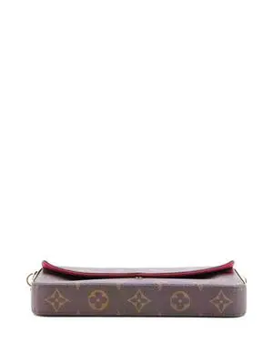 LOUIS VUITTON Felicie Pochette Monogram Canvas - Brown