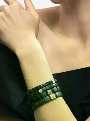 SHAMBALLA JEWELS Diamond Lock Bracelet - Green