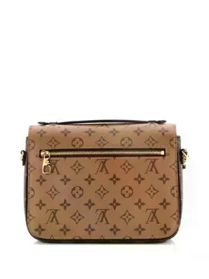 LOUIS VUITTON Pochette Metis Reverse Monogram Canvas Crossbody Bag - Brown