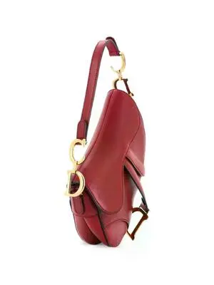 Dior Saddle Handbag Leather Mini Shoulder Bag