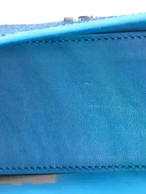 Balenciaga Hourglass Top Handle Xs Bag With Crystals - Blue
