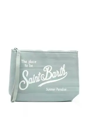 MC2 SAINT BARTH Aline Zip Clutch - Blue