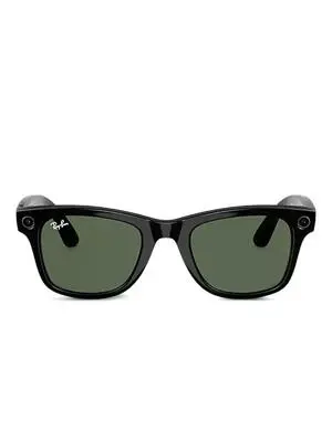 Ray-ban Meta Wayfarer Square-frame Sunglasses - Black