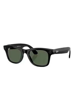 Ray-ban Meta Wayfarer Square-frame Sunglasses - Black