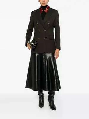 P.a.r.o.s.h Double-breasted Blazer - Brown