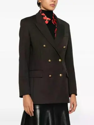 P.a.r.o.s.h Double-breasted Blazer - Brown
