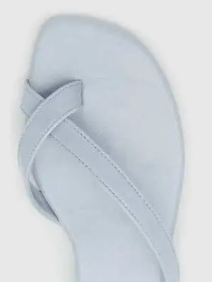 REFORMATION Sonoma Flat Sandal - Blue