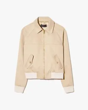 Women's Beige Bomber Jackets