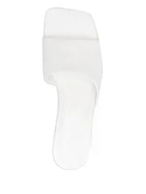Sandro Leather Heeled Mules