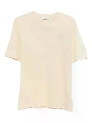 Sandro Linen T-shirt - Neutrals