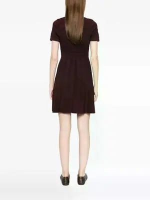 Sandro Mini Button Knit Dress