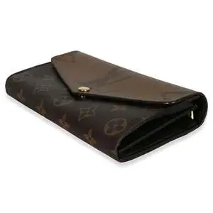 LOUIS VUITTON Reverse Monogram Giant Canvas Sarah Wallet - Brown