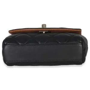 Chanel Quilted Lambskin Ribbon Chain Coco Flap Bag