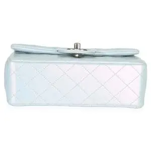 Chanel Iridescent Quilted Goatskin Rectangular Flap