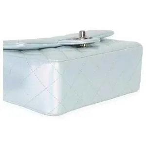Chanel Iridescent Quilted Goatskin Rectangular Flap