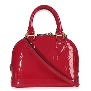 LOUIS VUITTON Monogram Vernis Alma Bb - Pink