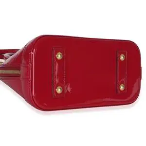 LOUIS VUITTON Monogram Vernis Alma Bb - Pink