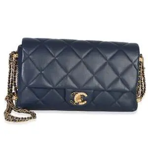 CHANEL Chanel Quilted Lambskin Pearl CC Crush Small Flap Bag