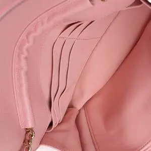 Chanel Quilted Caviar Wallet-on-chain - Pink