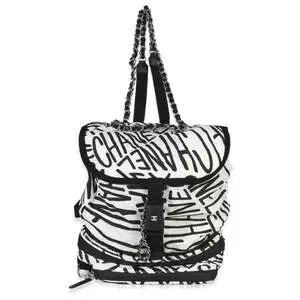Chanel Nylon Coco Neige Backpack - Black