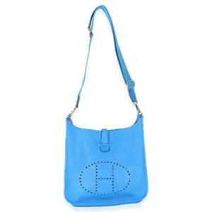 Hermès Evelyne Gm Shoulder Bag - Blue