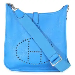Hermès Evelyne Gm Shoulder Bag - Blue