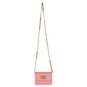 Dior Macrocannage Calfskin Micro Miss Caro Chain Bag - Pink