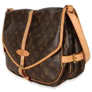 LOUIS VUITTON Monogram Canvas Saumur 30