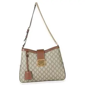 Gucci Padlock Shoulder Bag Gg Supreme Monogram Canvas