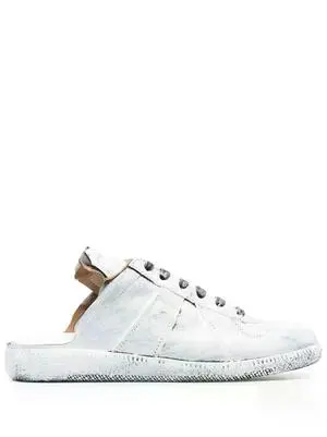 MAISON MARGIELA Replica Cut-out Paint-effect Sneakers
