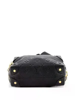LOUIS VUITTON Petite Malle Souple Monogram Empreinte Leather - Black