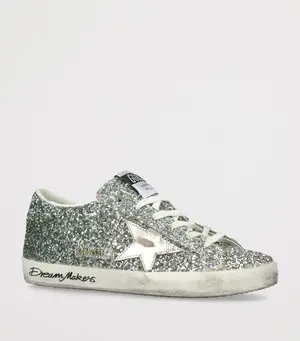 GOLDEN GOOSE Super Star Glitter Sneakers