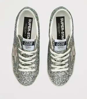 GOLDEN GOOSE Super Star Glitter Sneakers